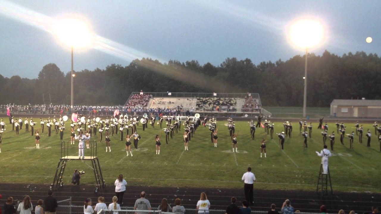 Warren G. Harding Raider Marching Band at Champion Band Night 2013 ...