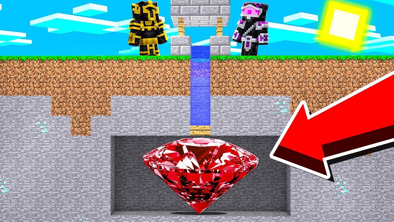 ¡ROBAMOS EL DIAMANTE ROJO SECRETO DE MINECRAFT! 💎😱 MINECRAFT TROLL ...