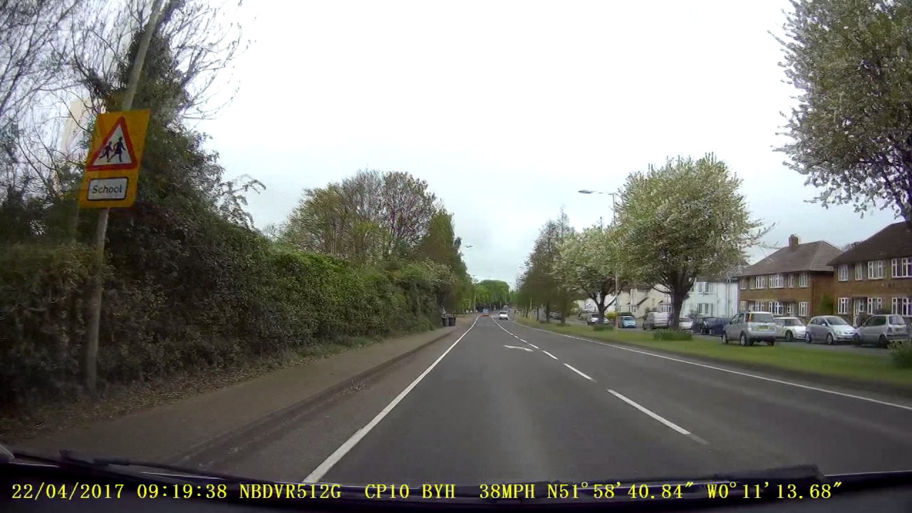 Letchworth Gate Roundabout, Over A1(M) Towards Baldock - YouTube