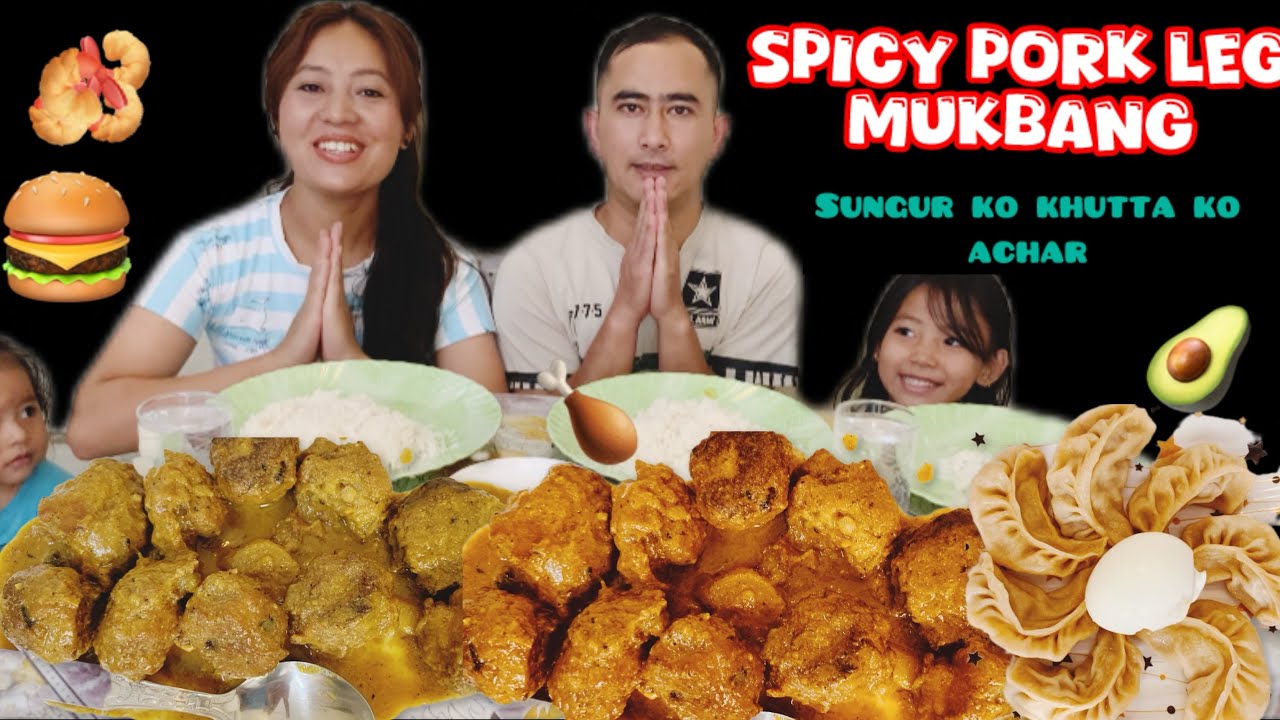 SUNGUR KO KHUTTA KO ACHAR // SPICY PORK LEG // TSHERINGVLOG - YouTube