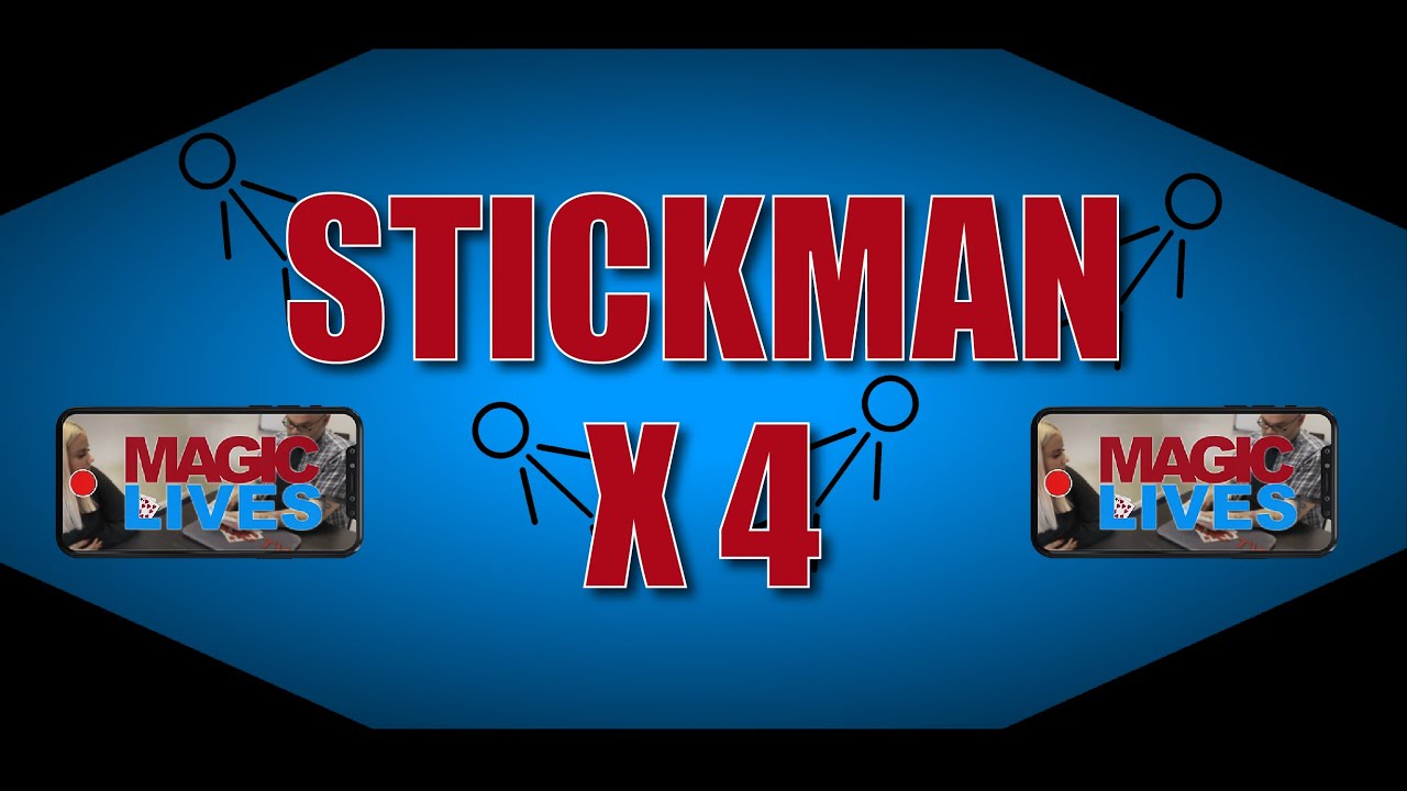 Stickman x 4 by Richard Sanders | Hilarious Stickmen Performance - YouTube