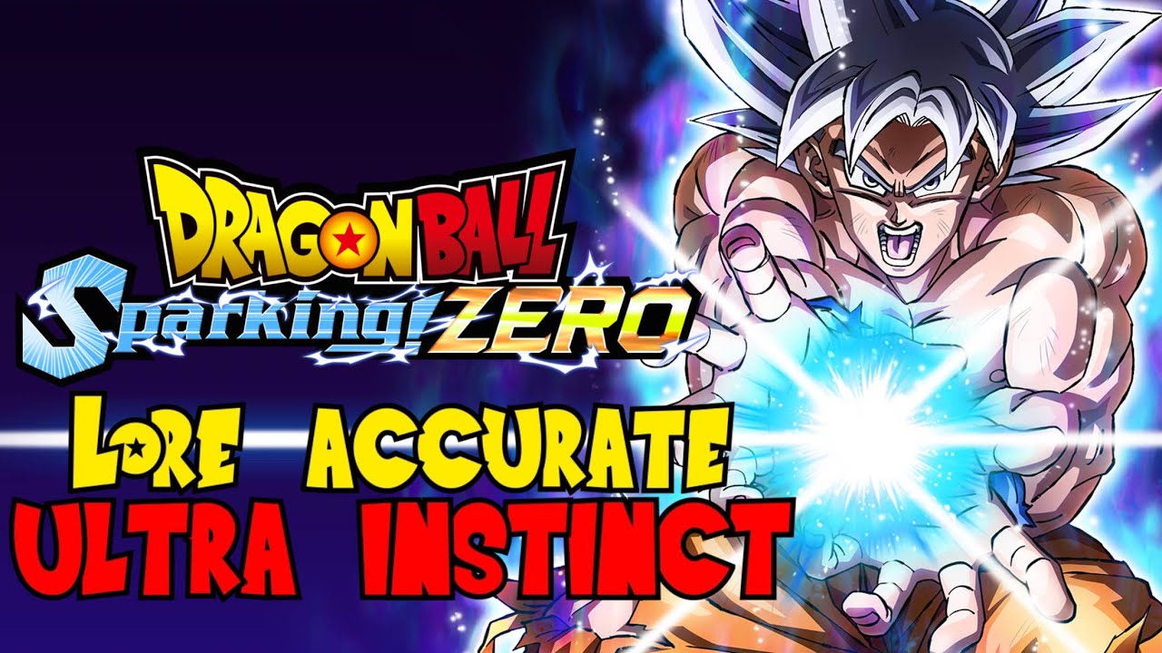 DRAGON BALL SPARKING! ZERO: LORE ACCURATE ULTRA INSTINCT - YouTube