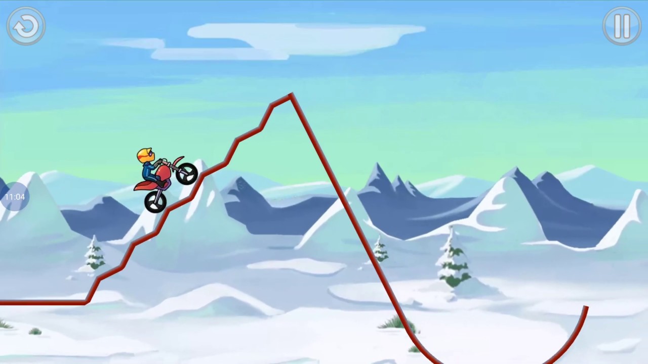 play game bike racing on the hill - YouTube