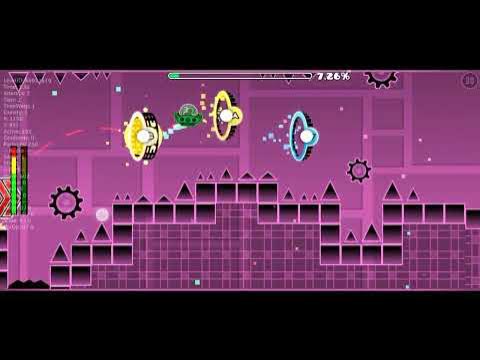 if you have geometry dash search this level (fun dance) - YouTube