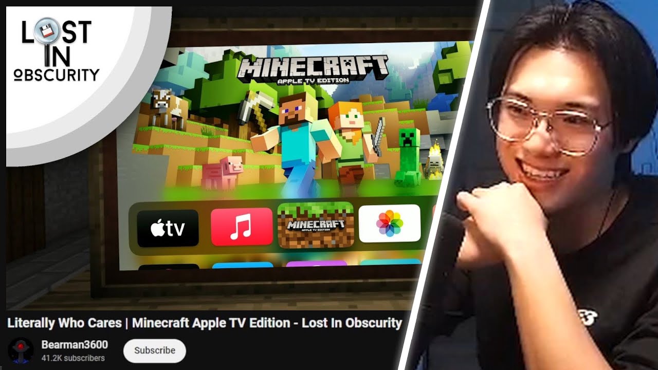 BTMC REACTS TO MINECRAFT APPLE TV EDITION - YouTube