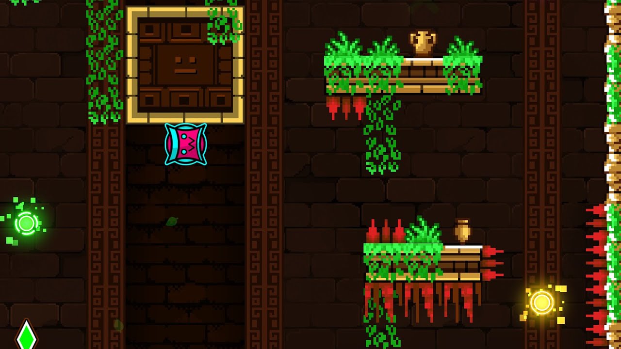 "ShiftLeaf Temple'' by trideapthbear (Platformer Easy Demon) | Geometry ...