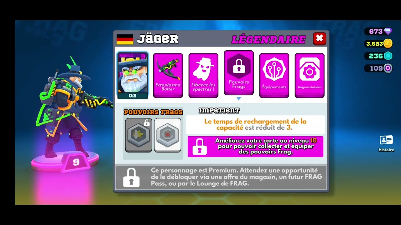 présentation du personnage frag Jager - YouTube