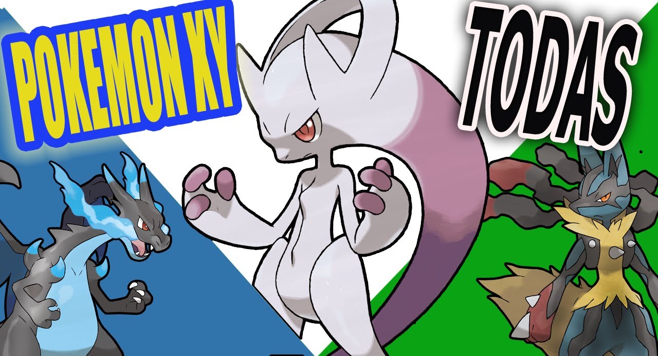 Pokémon X / Y: Todas las MEGA EVOLUCIONES! Full HD. - YouTube