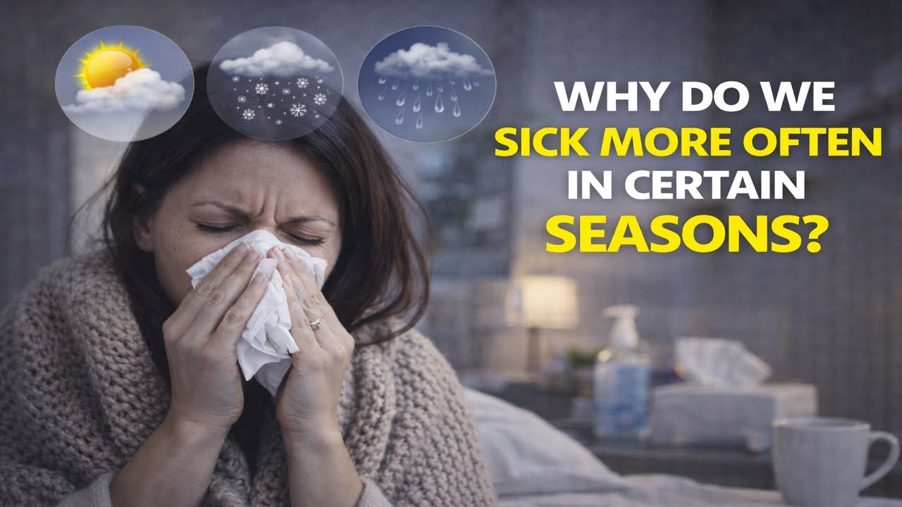 Why Do We Get Sick More Often in Certain Seasons? - YouTube