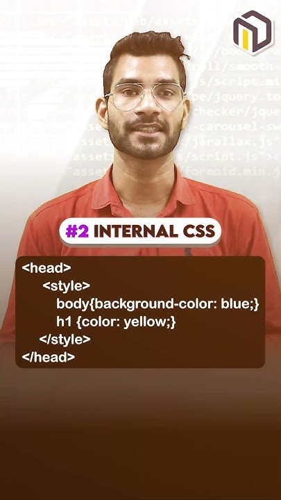 Differences And Uses Of Types Of Css Css Inlinecss Internalcss Externalcss Youtube