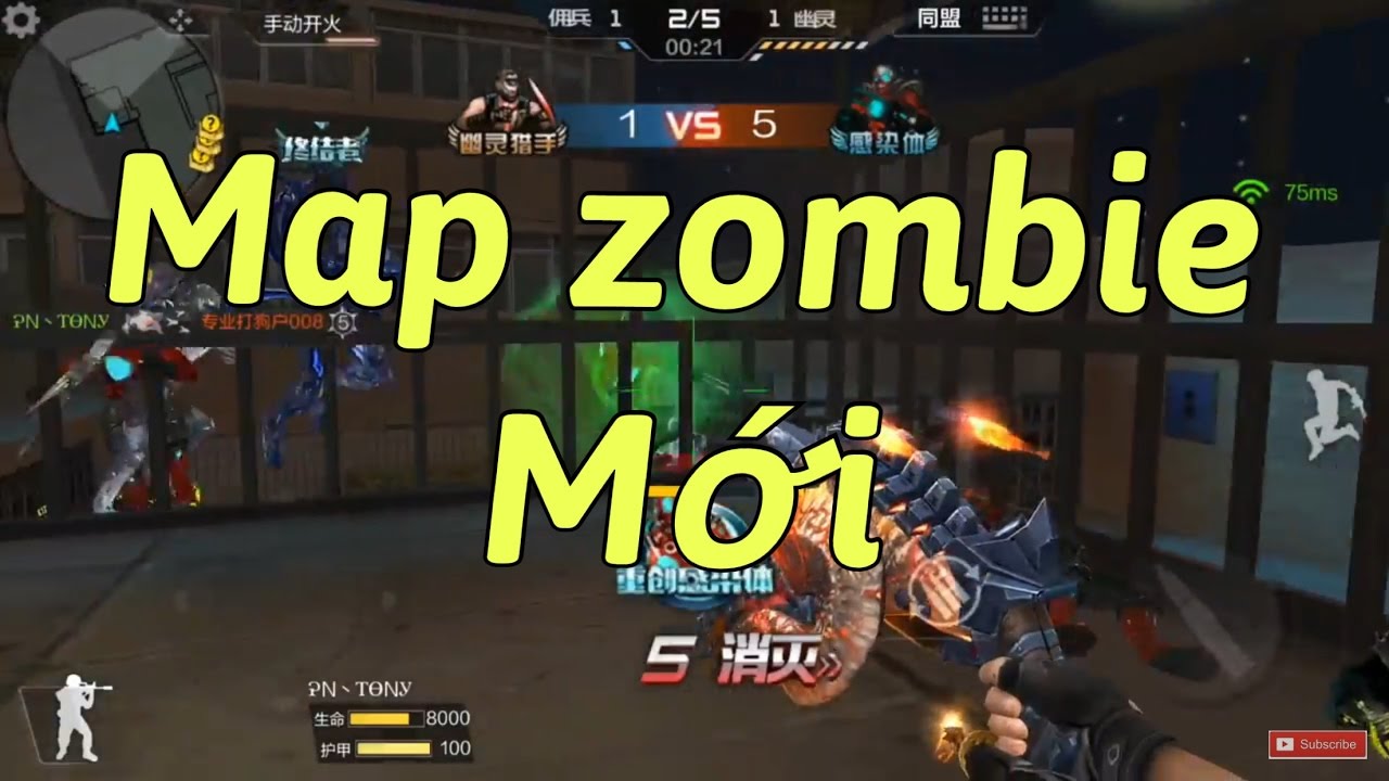 CF MOBILE: TRẢI NGHIỆM MAP ZOMBIE MỚI - YouTube