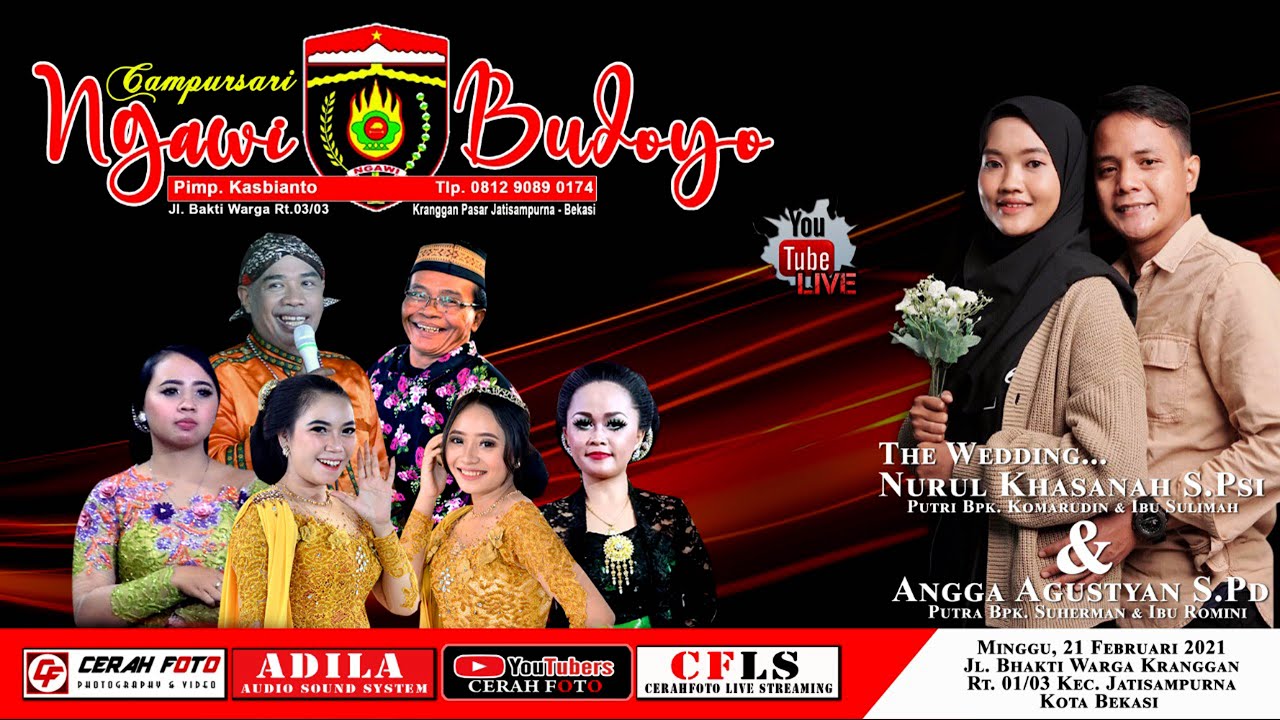 LIVE CAMPURSARI NGAWI BUDOYO ADILA Sound System PERNIKAHAN NURUL ...