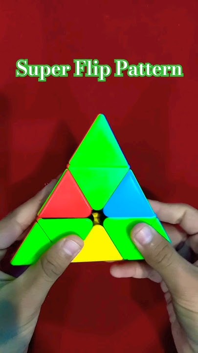 Superflip Pattern on Pyraminx 🔺️ #pyraminx #trending #viral #shortsfeed ...
