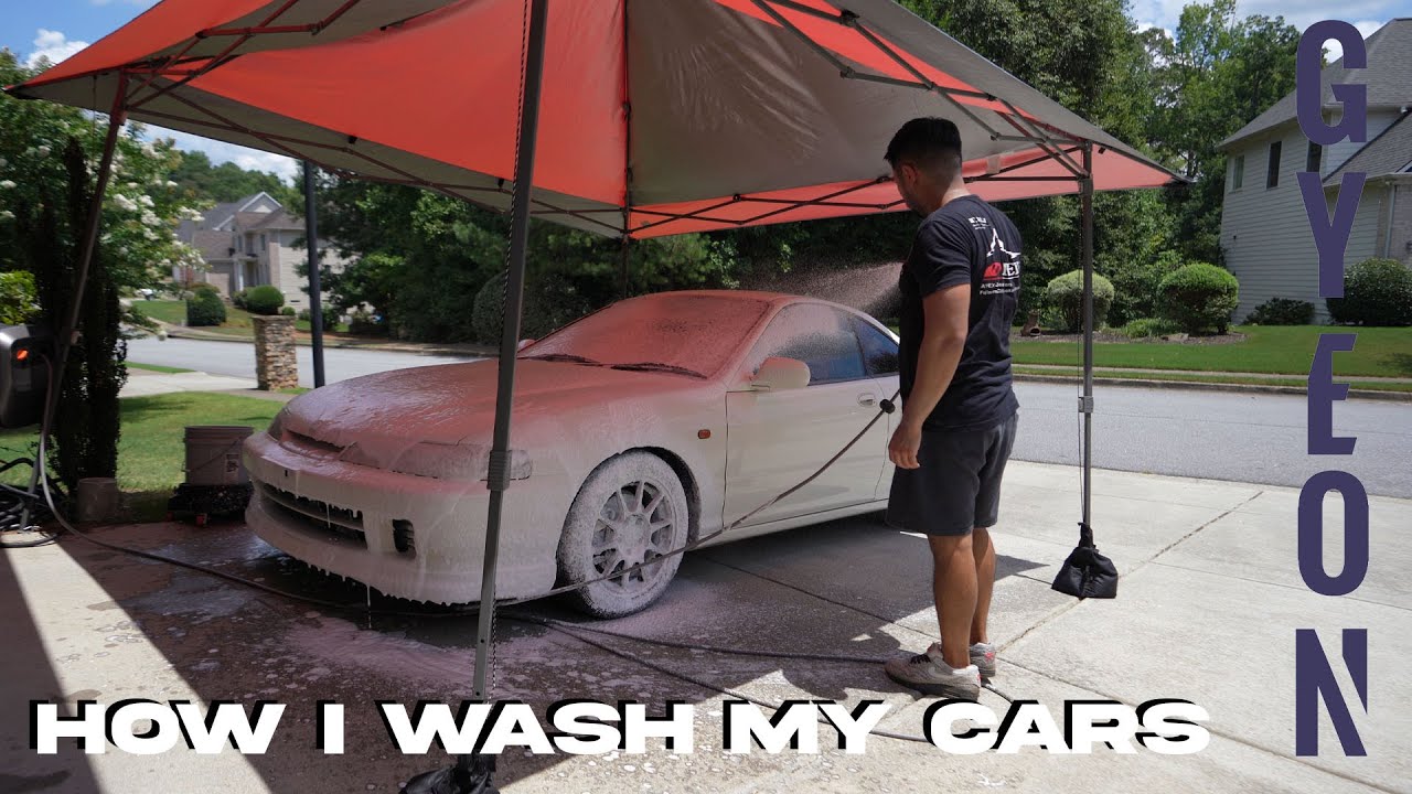 First WASH for the JDM RHD DC2 Honda Integra Type-R [GYEON] - YouTube