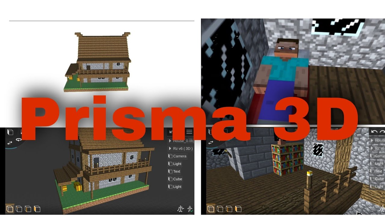 МАЙНКРАФТ 3Д АНИМАЦИЯ(Prisma 3D) Minecraft 3D animation #minecraft # ...