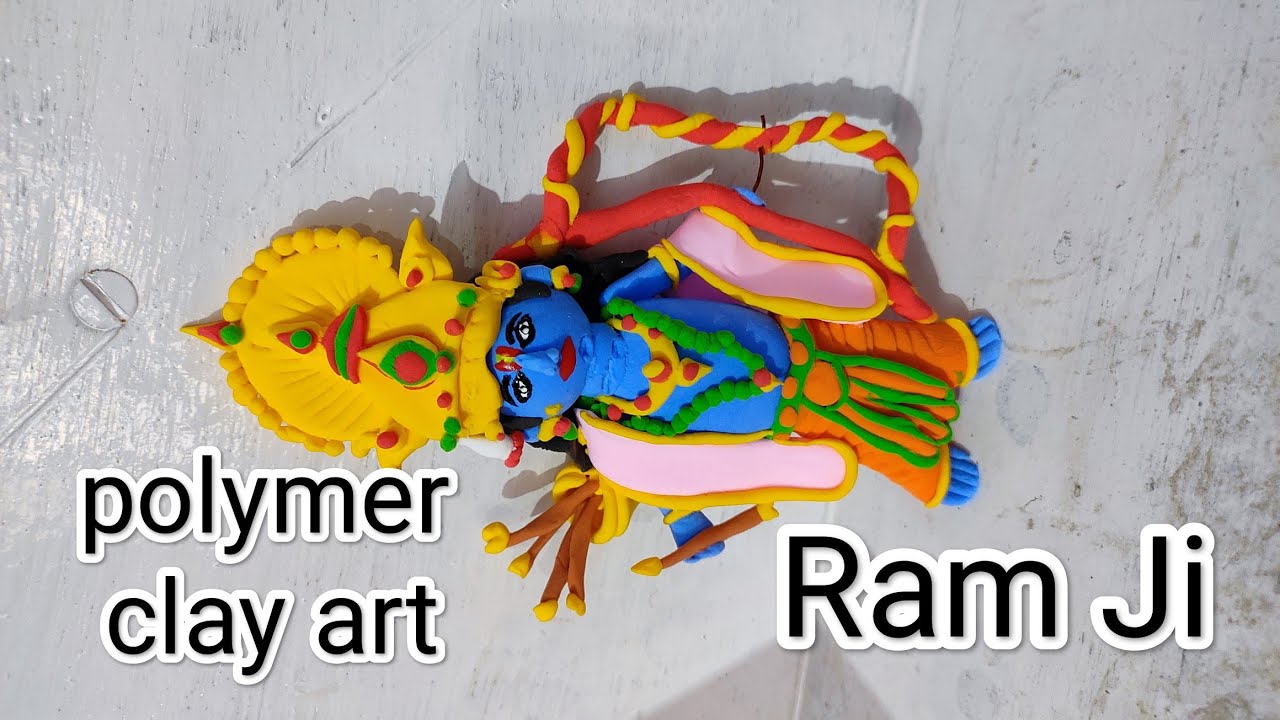 Lord Ram Ji | polymer clay art tutorial | clay craft ideas ...