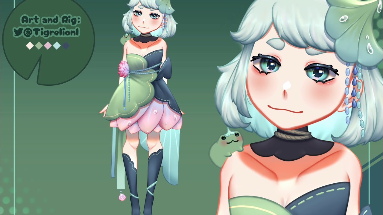 Vtuber Model Showcase, Lily (Live2D, Vbridger) - YouTube