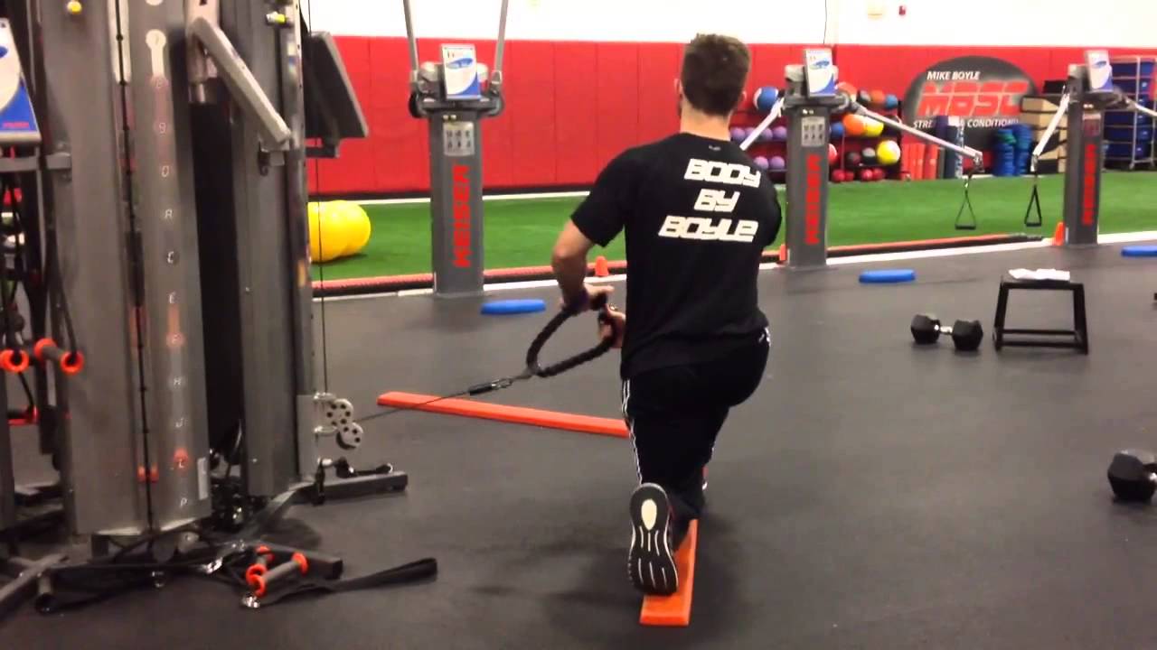 1/2 Kneeling Inline Lift - YouTube