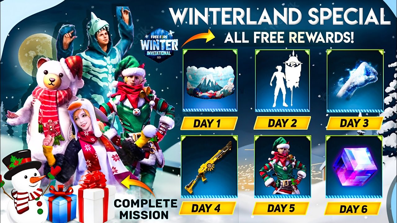 winter special free rewards - YouTube