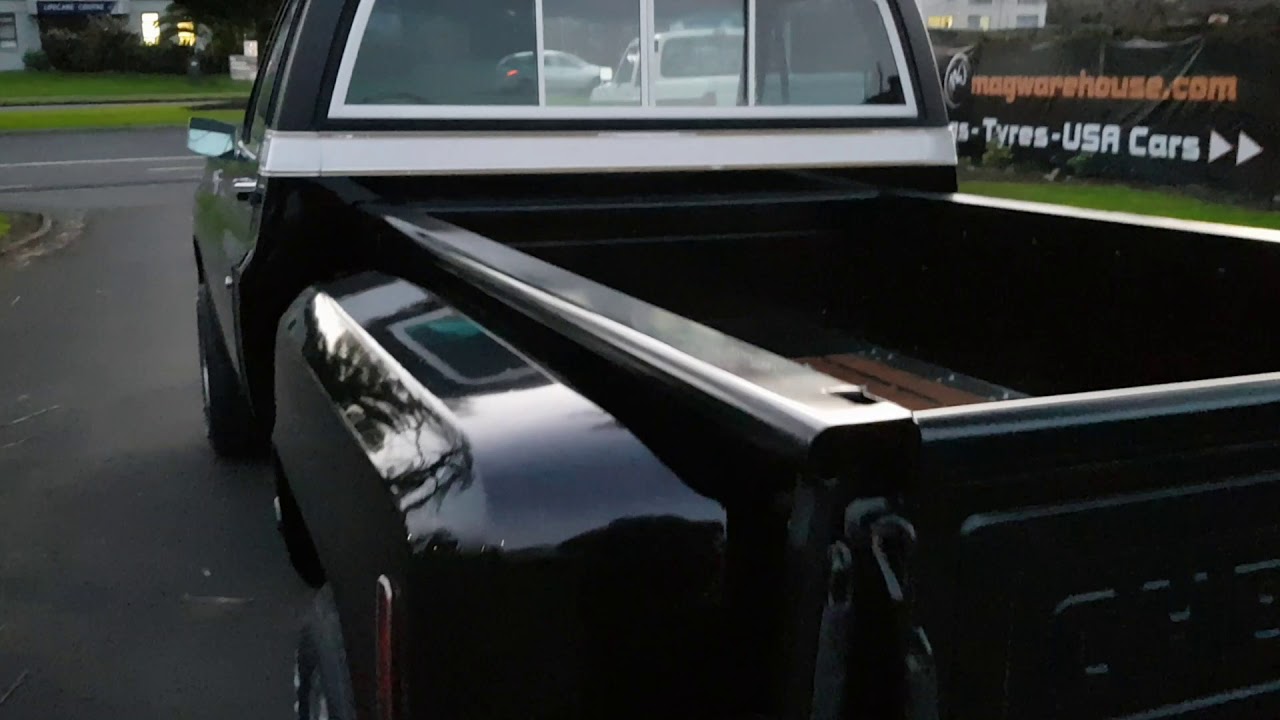 Black C10 Stepside - YouTube
