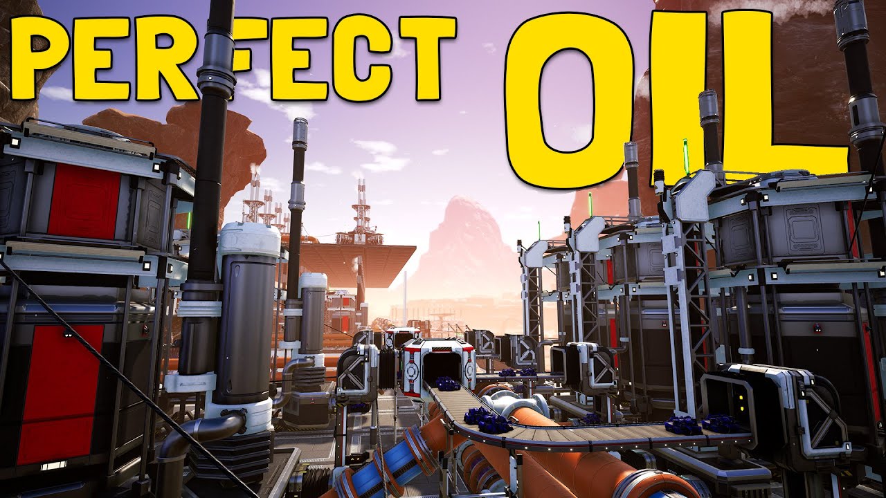 BEST OIL PROCESSING SETUP! in Satisfactory Update 3 - S2E23 - YouTube