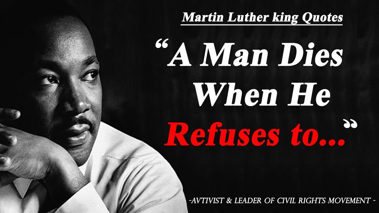 Lesser known mlk quotes | Famous Martin Luther king quotes. - YouTube