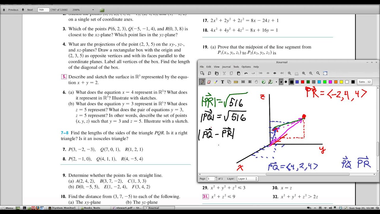 Calculus III Exam I Review pt 1 - YouTube