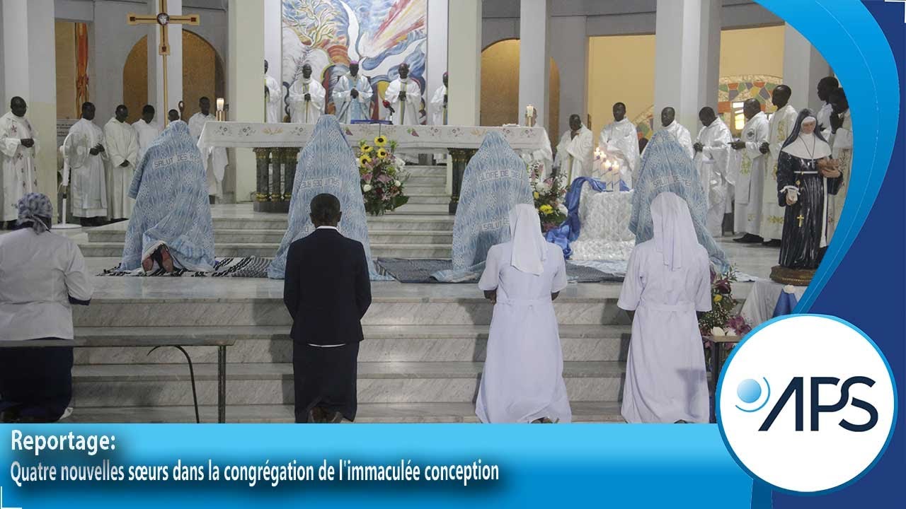Quatre nouvelles sœurs dans la congrégation de l'immaculée conception ...