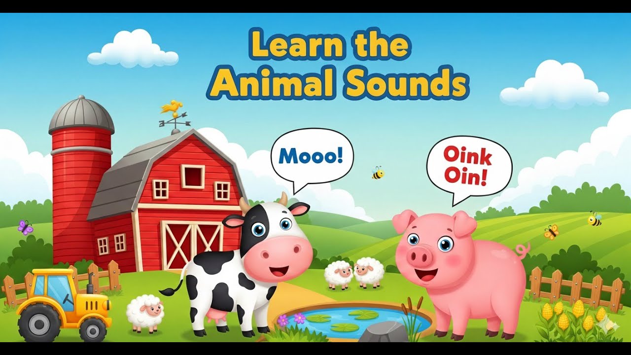 Sing & Learn Animal Sound Chant for Preschoolers and kindergartens ...