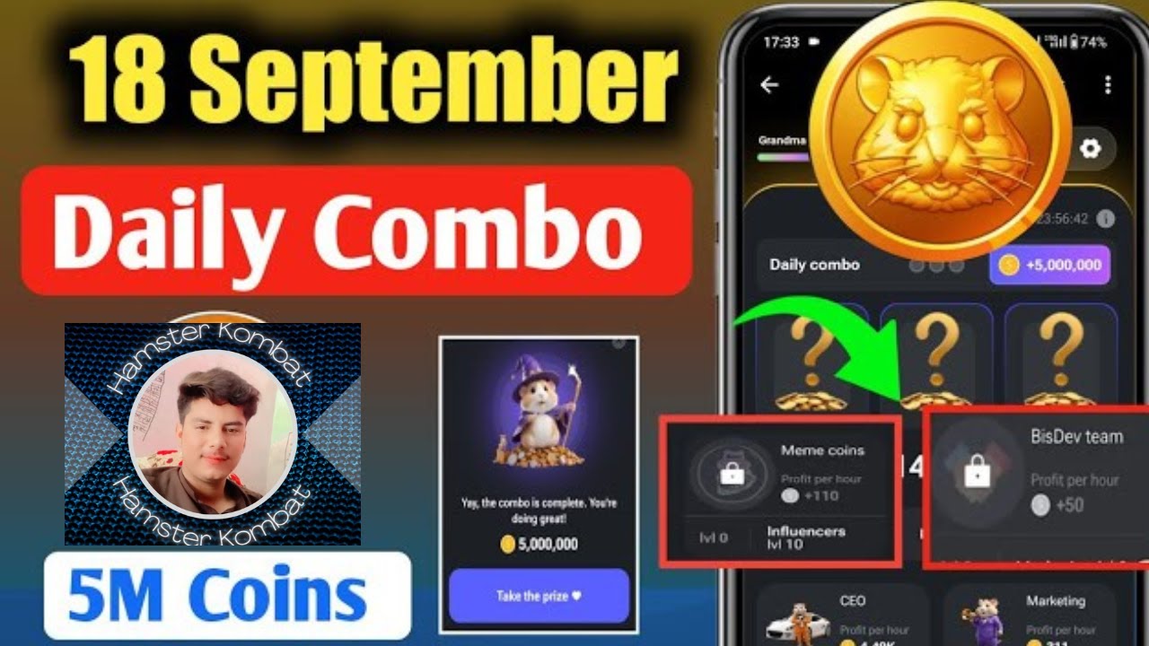 18 September Daily Combo | Hamster Kombat Daily Combo Today | Hamster ...