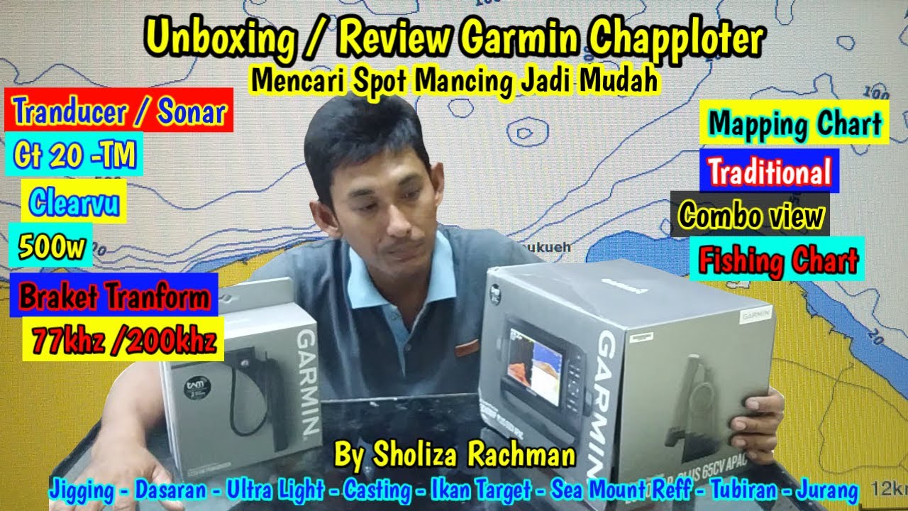 Terbaru di indonesia || Unboxing Garmin ECHOMAP PLUS 65CV APAC ...