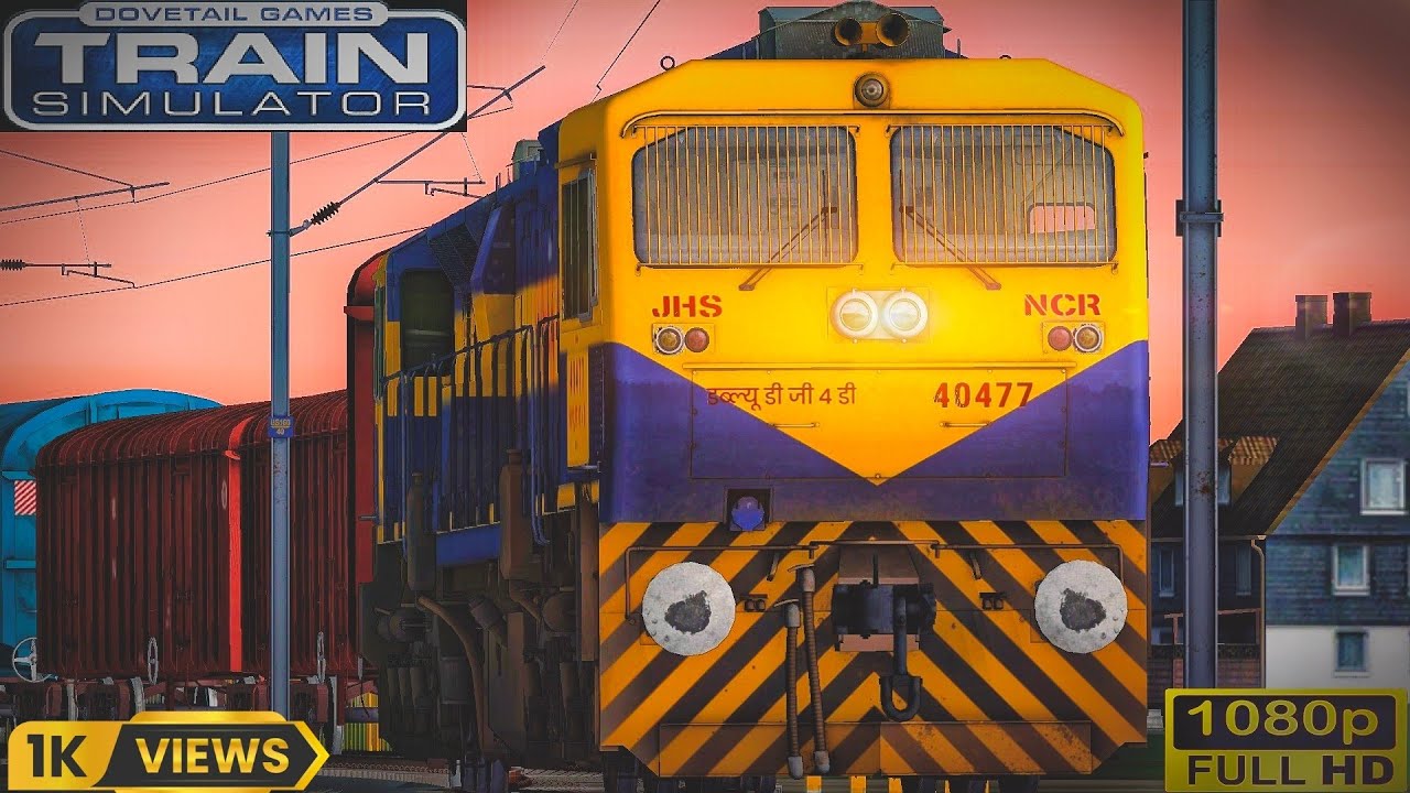 FRAIGHT TRAIN FIRST TIME DRIVE || INDIAN RAILWAY TRAIN SIMULATOR PC ...