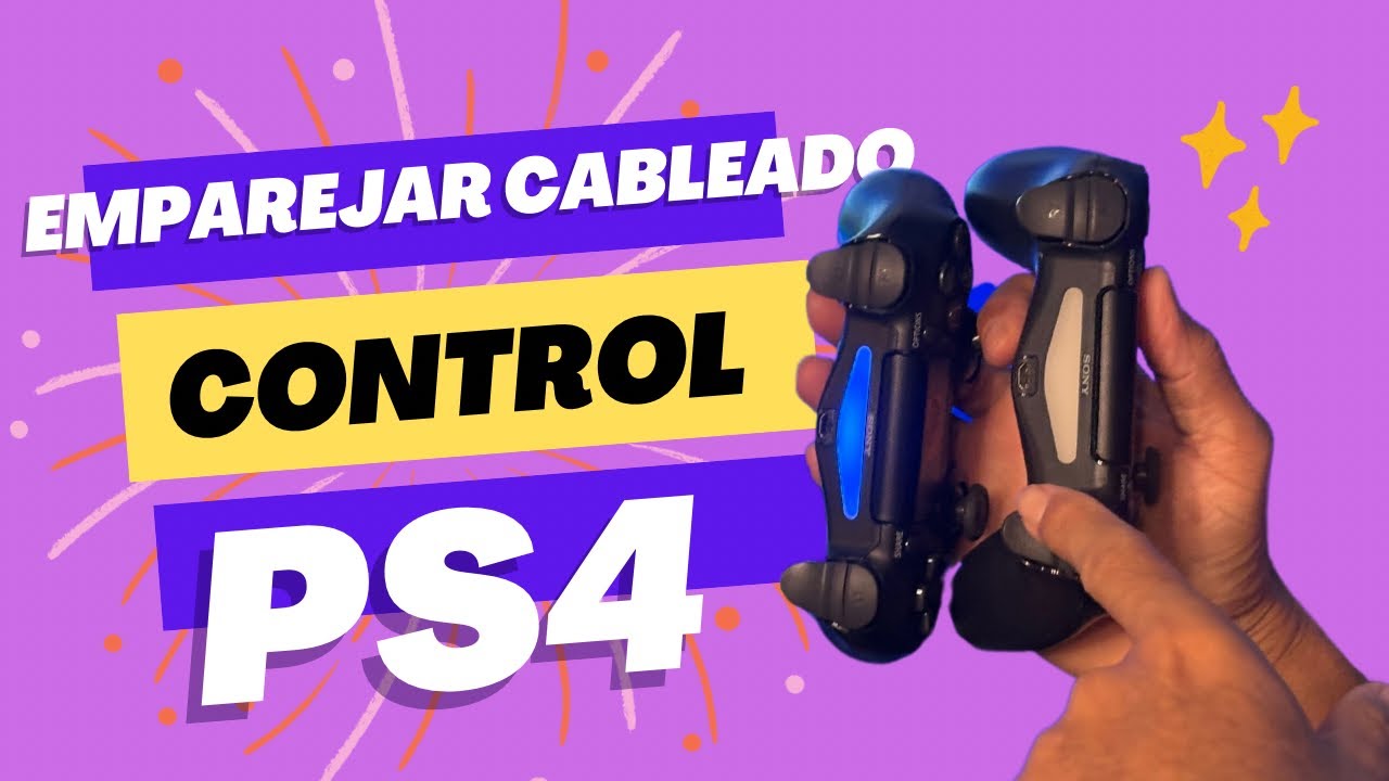 Cómo conectar control de PS4 a la consola ? - YouTube