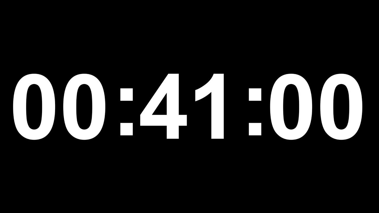 41 Minute Timer ⏲️ - YouTube