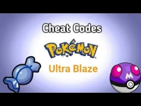 Pokemon Ultra Blaze Master ball And rare candy Cheats codes for gba ...