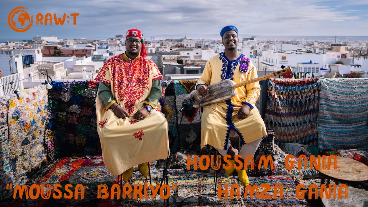 Maâlem Houssam Gania and Hamza Gania ( sons of Maâlem Mahmoud Gania ...