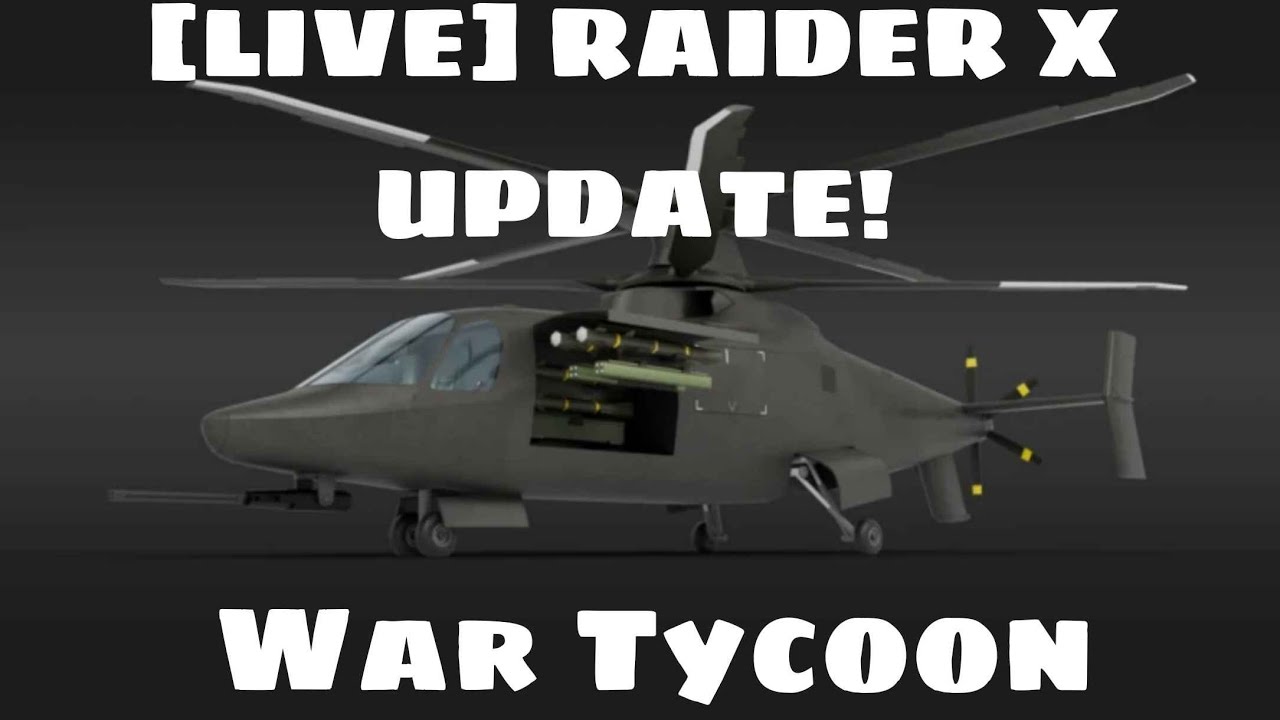 [LIVE] War Tycoon RAIDER X UPDATE! - YouTube