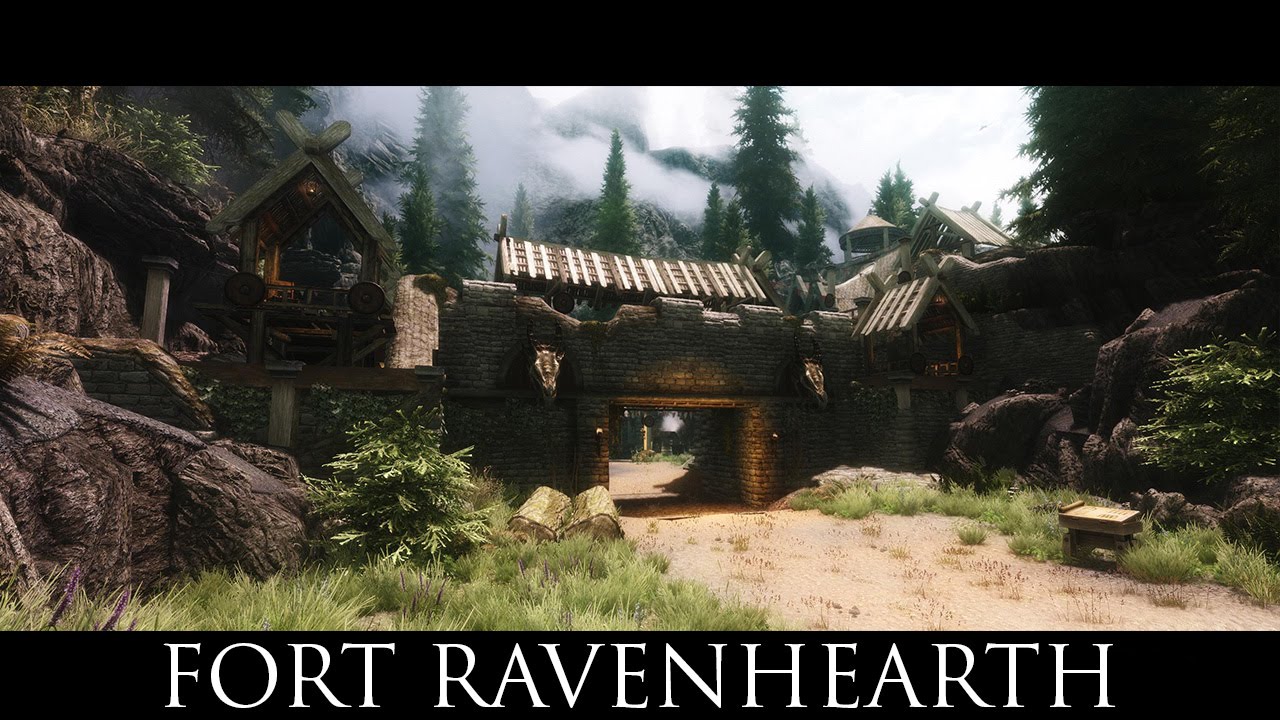 TES V - Skyrim Mods: [WIP] Fort Ravenhearth - YouTube