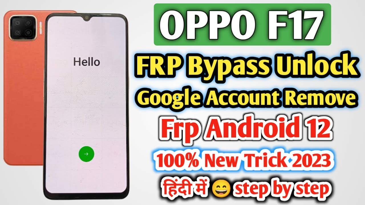 Oppo F17 frp bypass android 12 | Oppo F17 google account bypass new ...