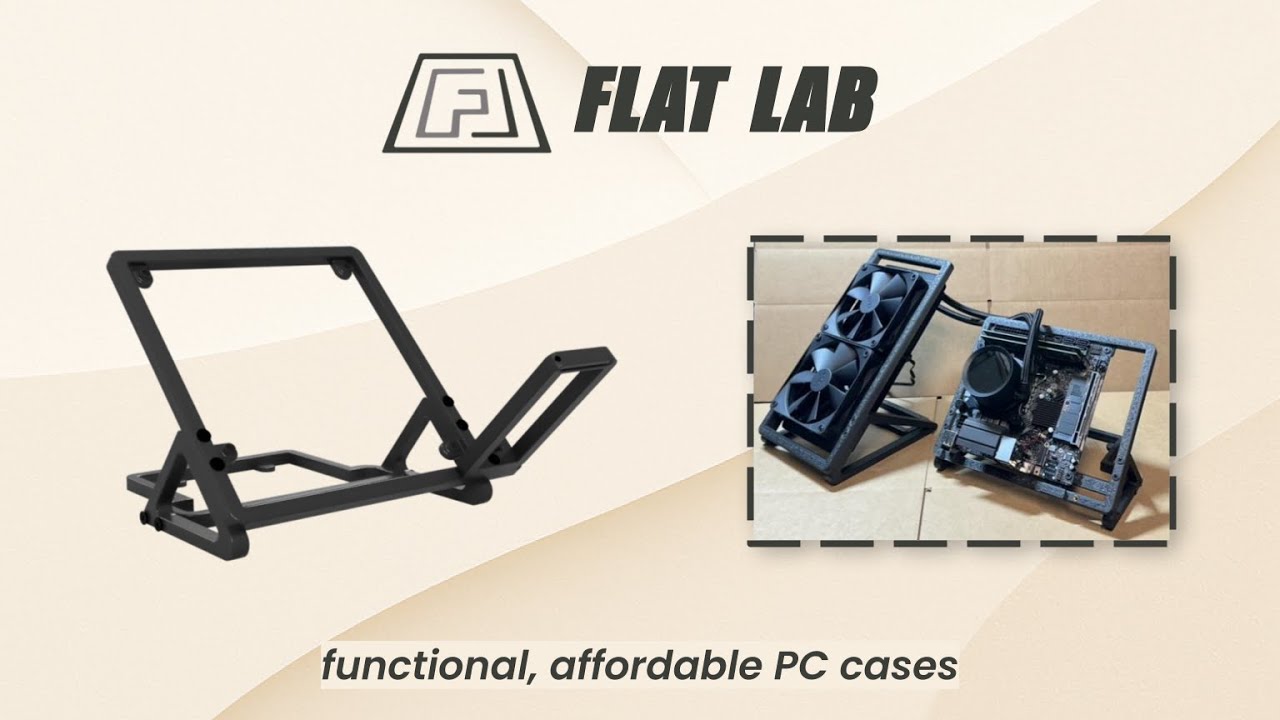 Flat Lab PC Case - Unboxing and Build - YouTube