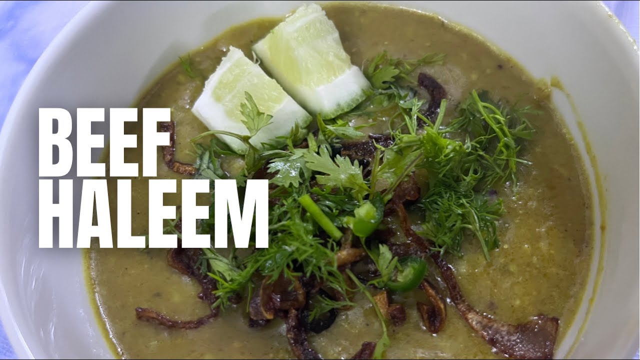 Easy Beef Haleem Recipe With Ready Made Haleem Mix | Haleem Recipe ...