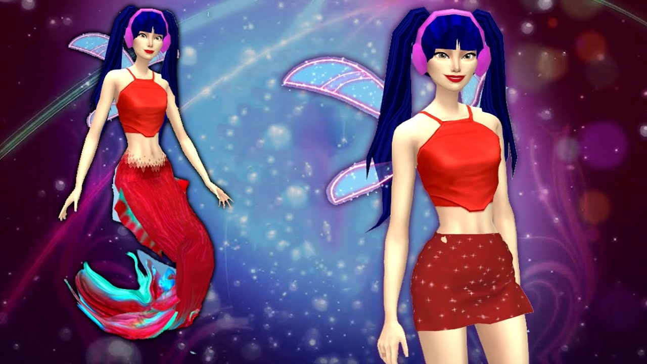 Musa Mermaid Transformation - Winx Club The Sims 4 - YouTube