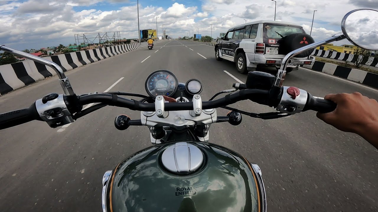 Royal Enfield Super meteor 650 Top Speed | Raw Riding Video by Biker Niladri - YouTube