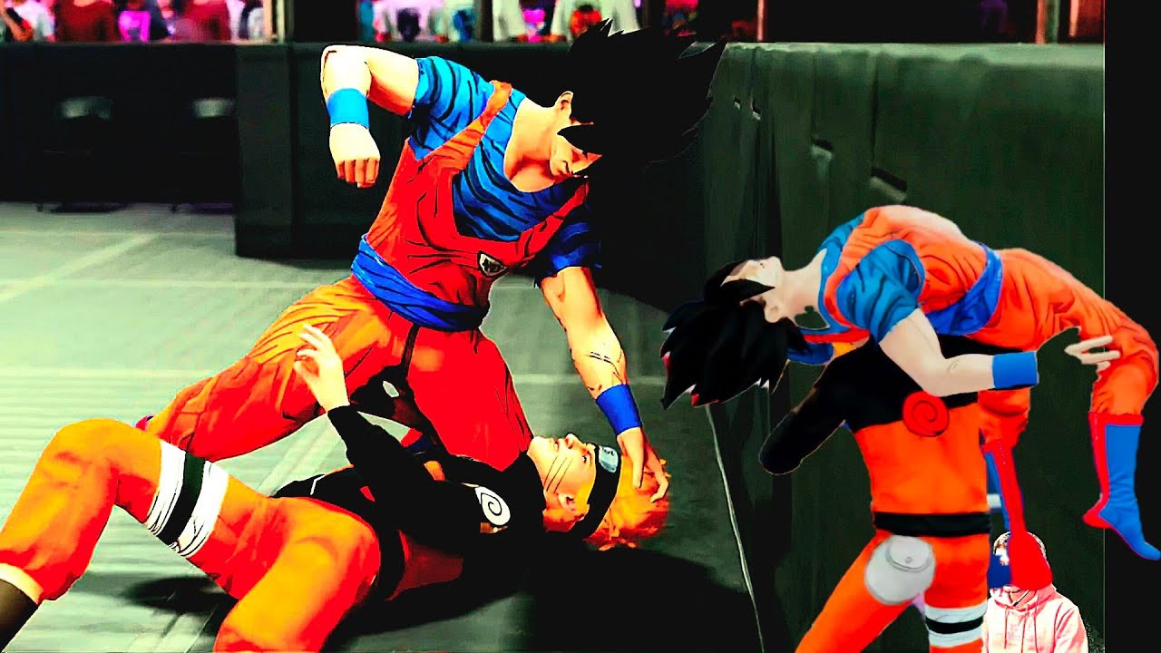 GOKU VS NARUTO WHO WILL WIN ? WWE 2K24 - YouTube