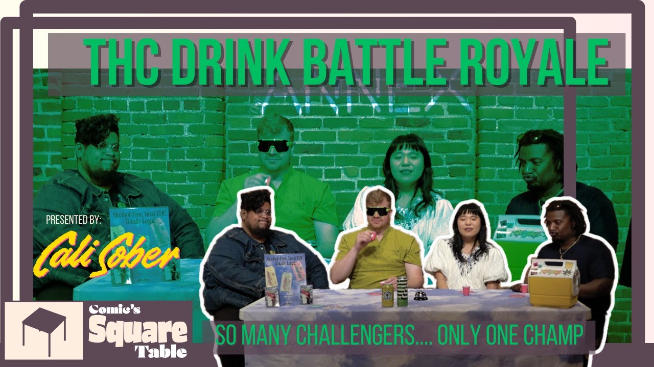 THC Drink Blind Taste Test | Comedians Review Legal THC/CBD Drinks ...