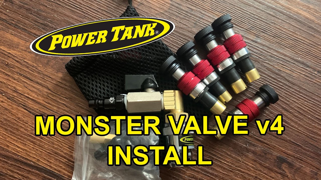 Power Tank Monster Valve MV4 Install - YouTube