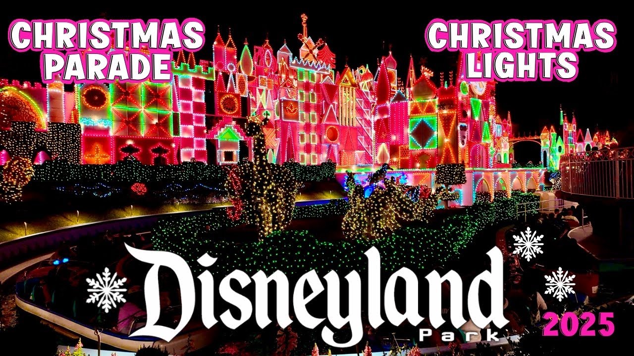 Post-Thanksgiving! BIG Crowds! Disneyland Christmas After Dark Walk ...