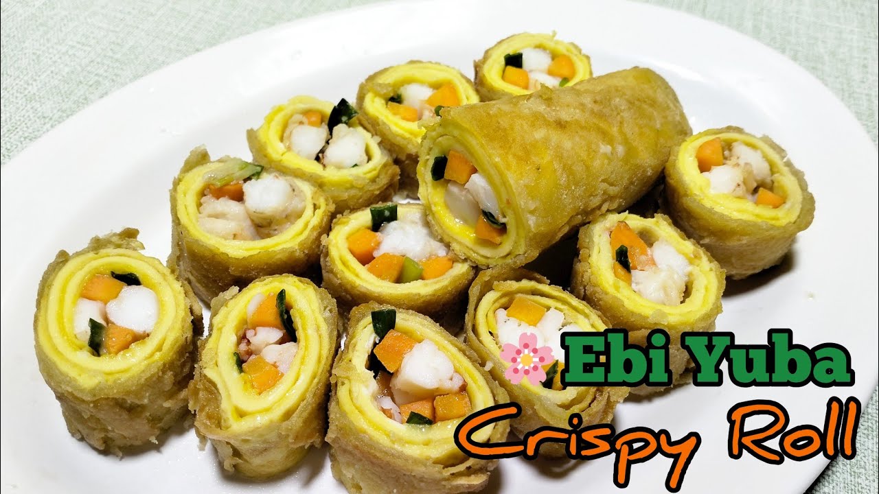 EBI YUBA CRISPY ROLL ~ @yen2cooking15 - YouTube