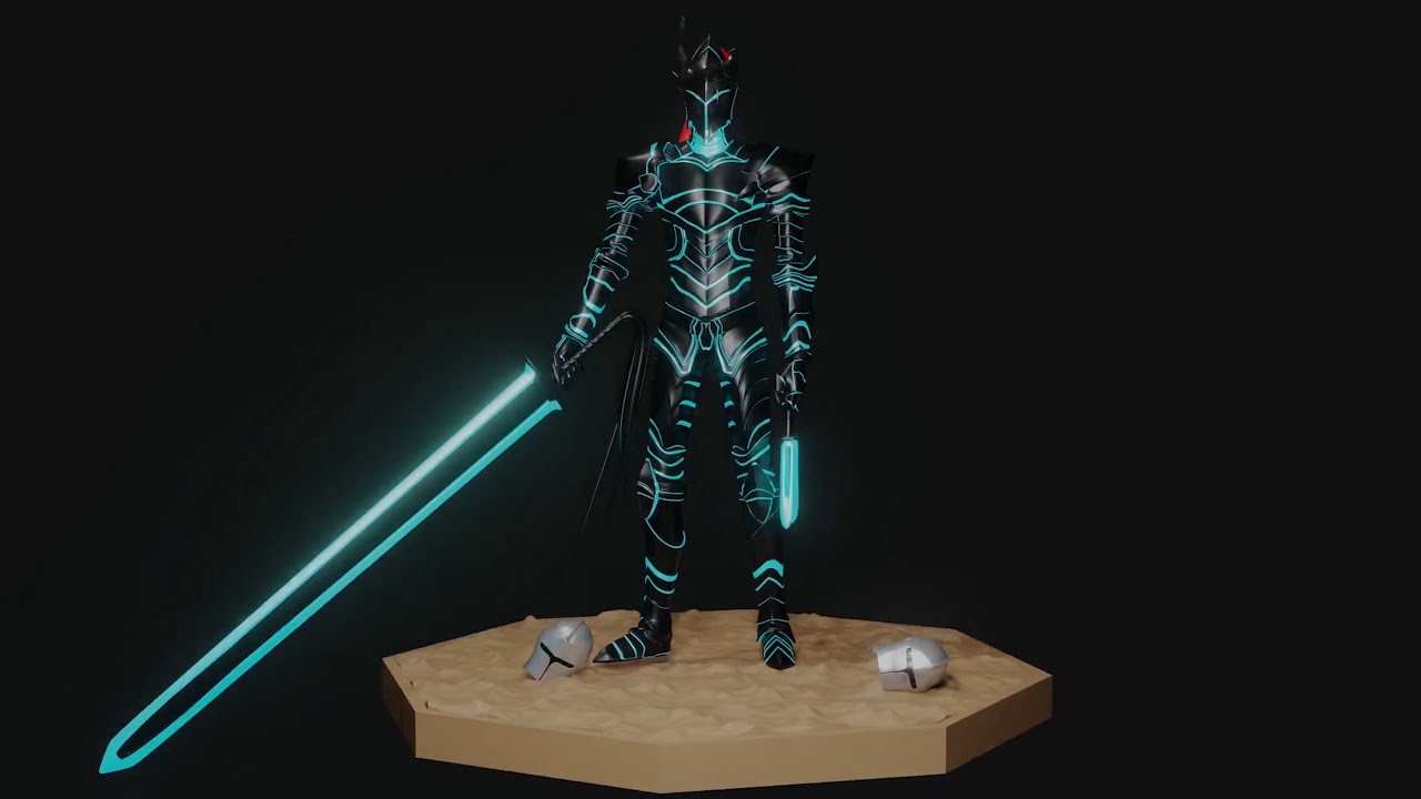 Solo Leveling: Igris Shadow Fanart 3d modeling - YouTube