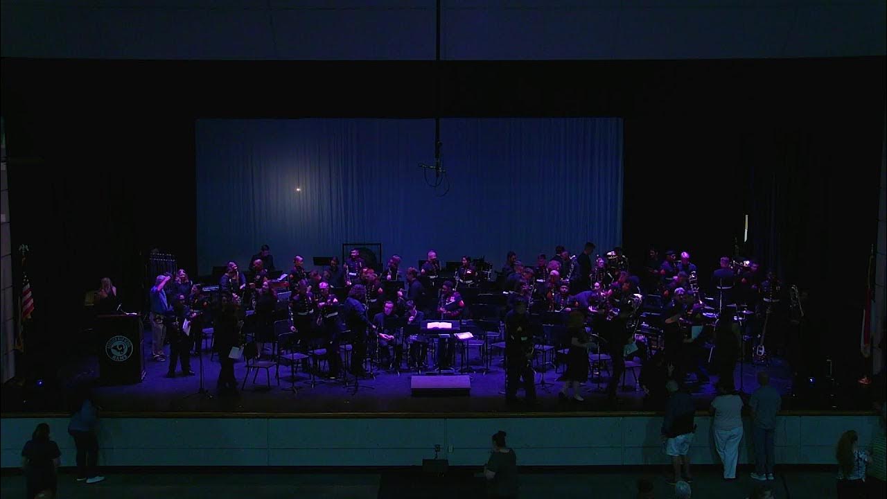 ECU Symphonic Wind Ensemble with 2nd Marine Aircraft Wing Band - YouTube